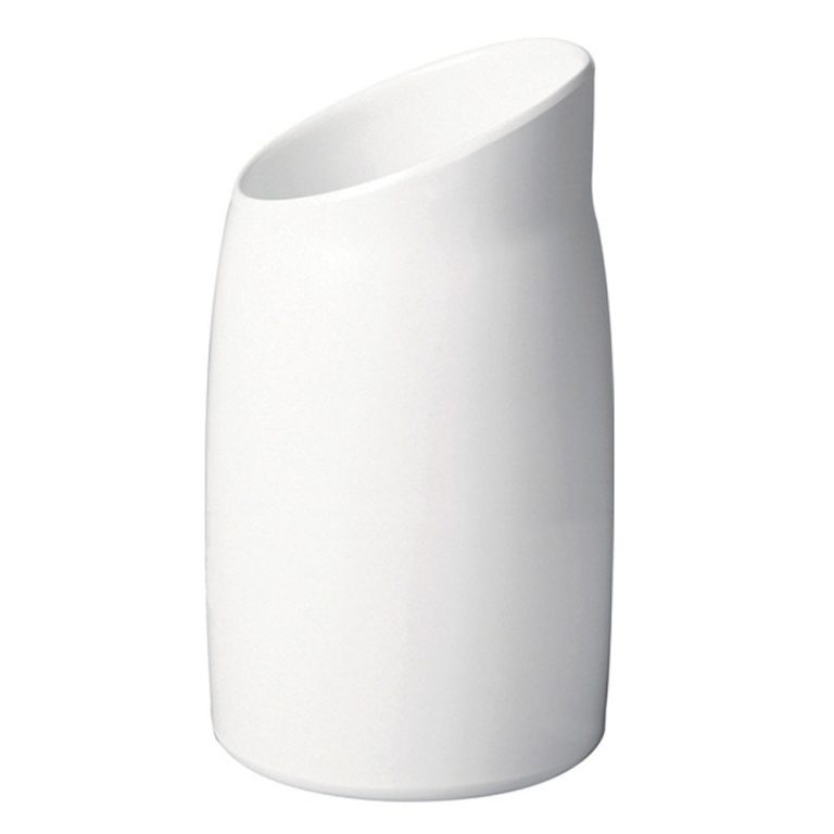 APS Dressing Pot Melamine 1L 12x21.5cm White - Soteriou Professional