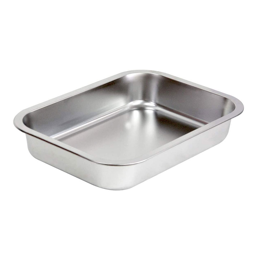 Bertolini Rectangular Inox Baking Pan 41cm - Soteriou Professional