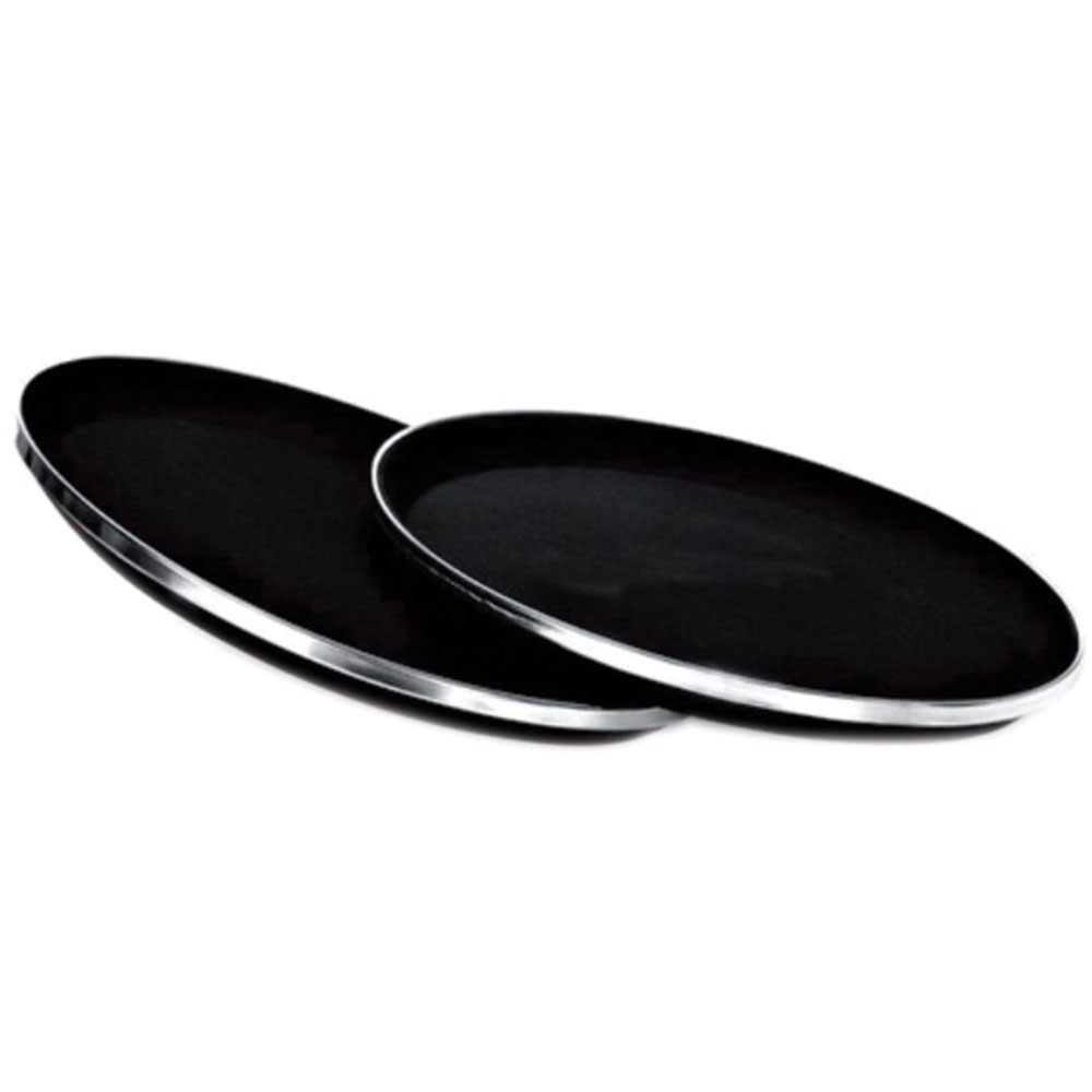 Serving Tray with Inox Frame Ring 40cm - Soteriou Professional